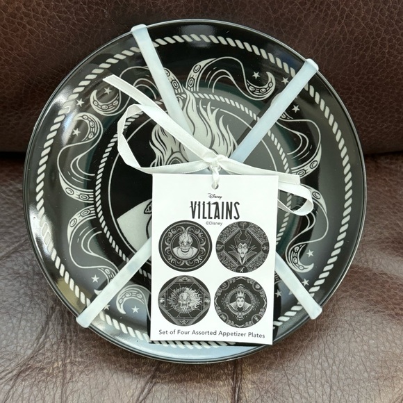 Disney | Holiday | Disney Villains Assorted Appetizer Plate Set | Poshmark